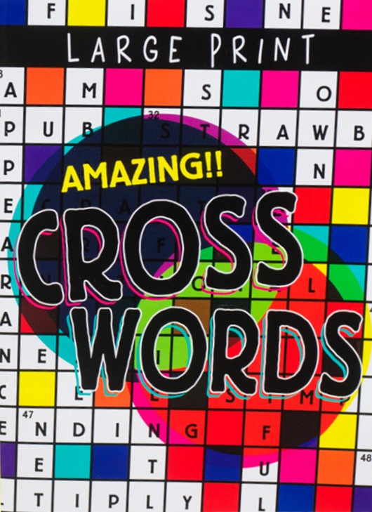 Adult: Large Print Amazing!! Cross Words | Professional Book Fairs