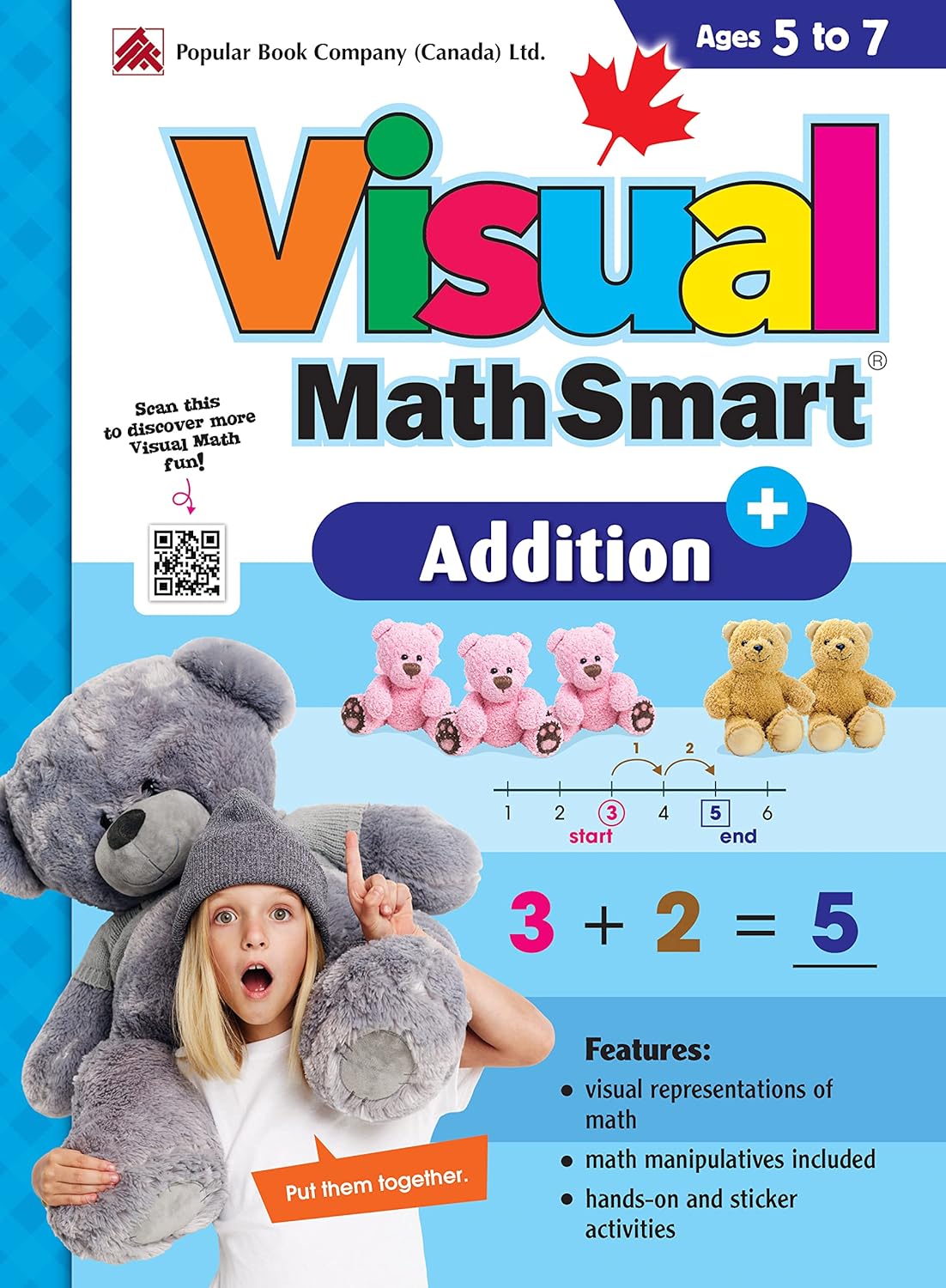 Canadian Educational Workbook: Visual MathSmart Addition Ages 5-7 ...